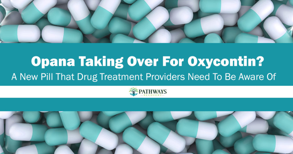 Drug Treatment Providers Update | Opana Is Taking Over For Oxycontin